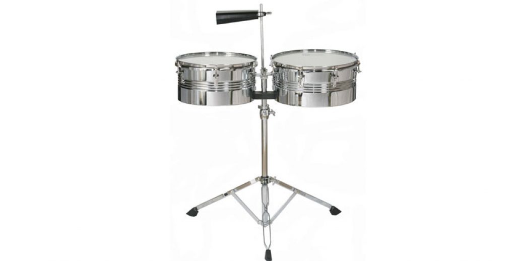 Timbales with Double Braced Stand Sticks and Cowbell Review - Loud Beats